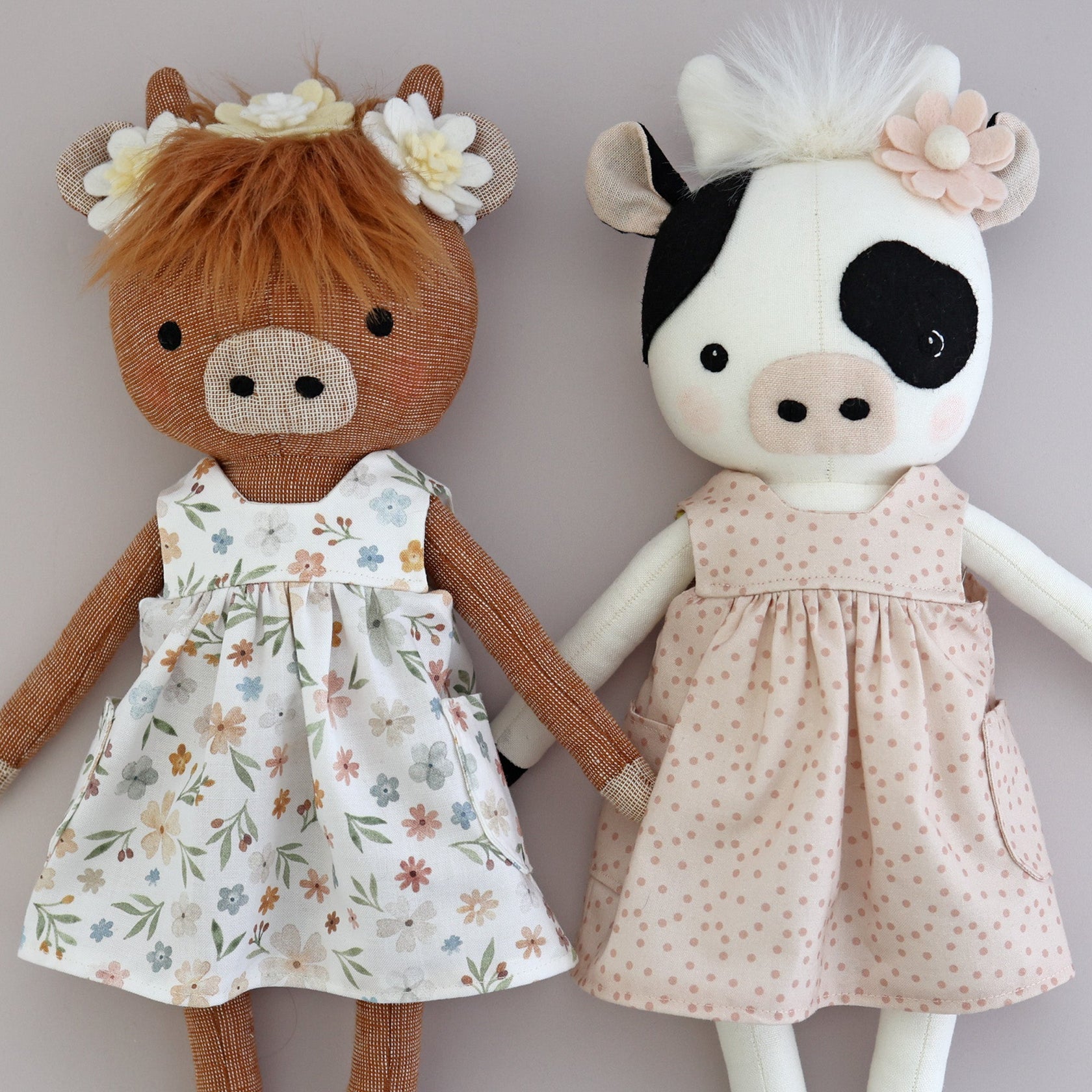 Cow sewing pattern – Studio Seren